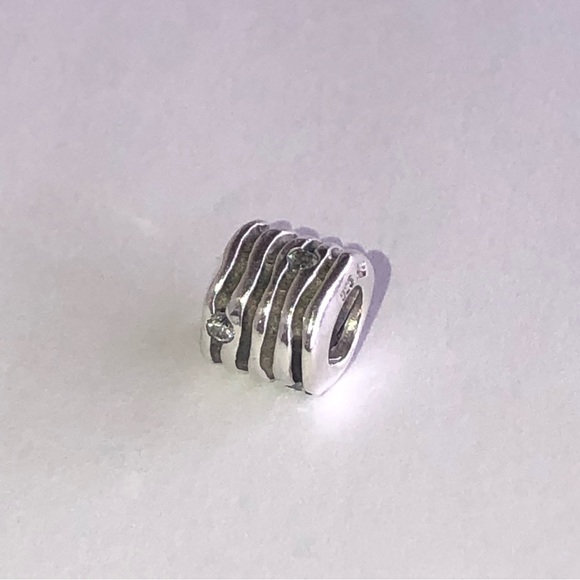 Pandora | Jewelry | Pandora Retired Cz Charm 925 Ale | Poshmark